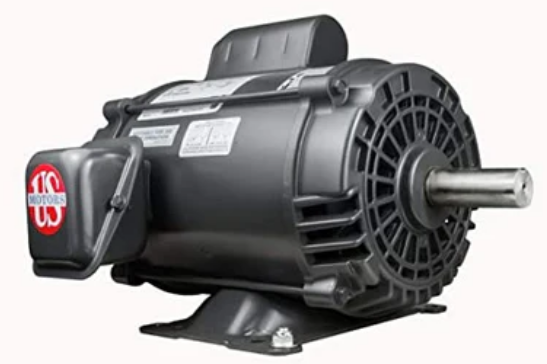 D3C2P18 Model F077 New US Electric Motor, 3HP, 1735 RPM, 184T Frame ...
