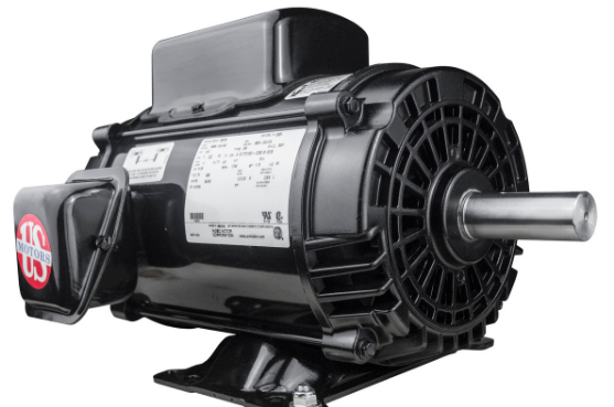 D5C2K New US Electric Motor, Model CB24, 5 HP, 1740 RPM, 184T, ODP, 1PH ...